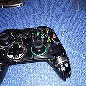 Amazon.com: eXtremeRate Blue Flame Faceplate Cover, Soft Touch Front ...