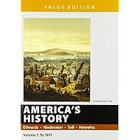 Amazon.com: America’s History, Value Edition, Volume 2: 9781319060572 ...