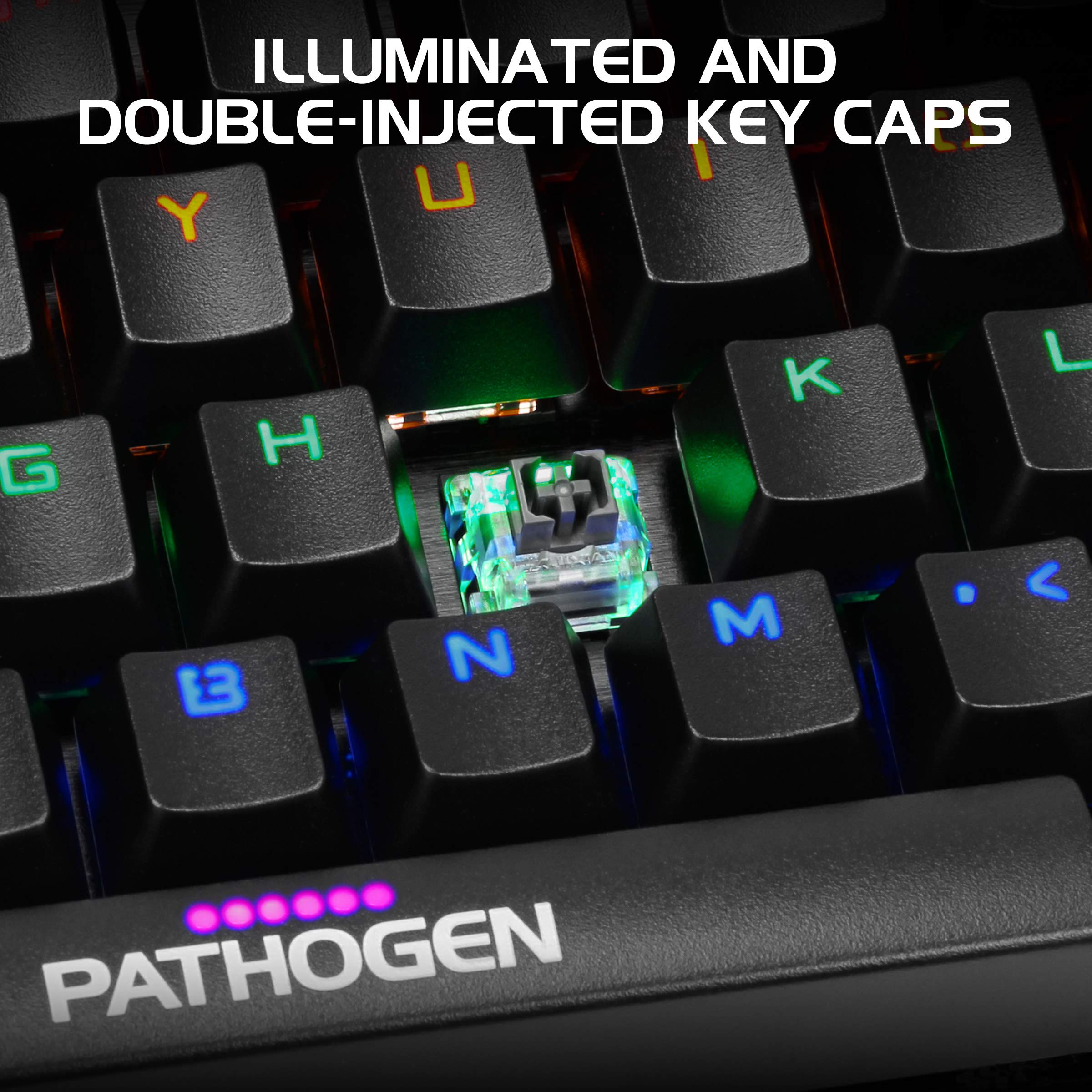 Mua ENHANCE Pathogen Gaming Keyboard - Blue Switch Mechanical Keyboard ...