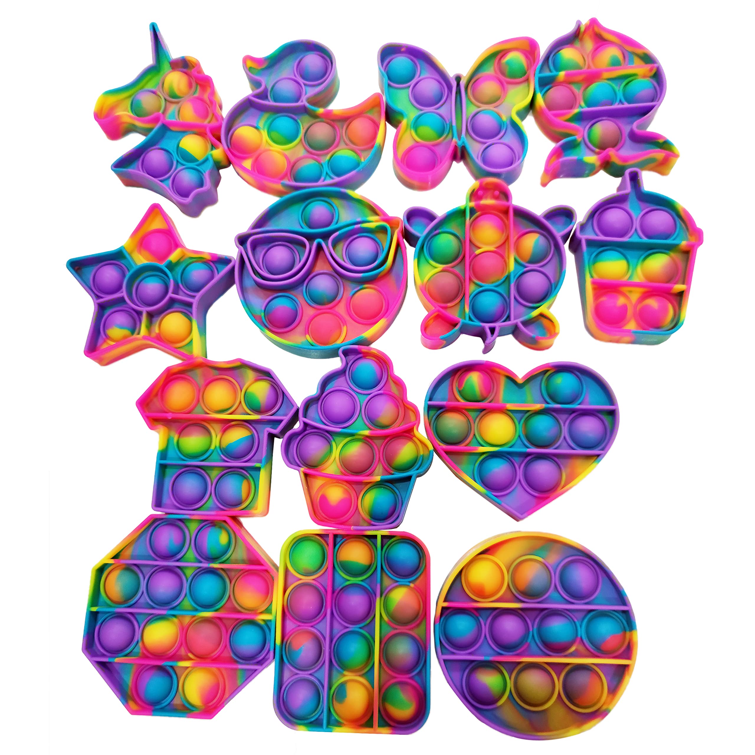 Mua 14 Pcs Pop Fidget It Toys,Mini Pop Fidget Its Toy Set,Sensory ...