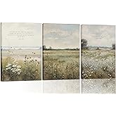 Amazon.com: 3pcs Framed Jesus Christian Bible Verses Wall Art Minimalist Aesthetics Boho Healing ...