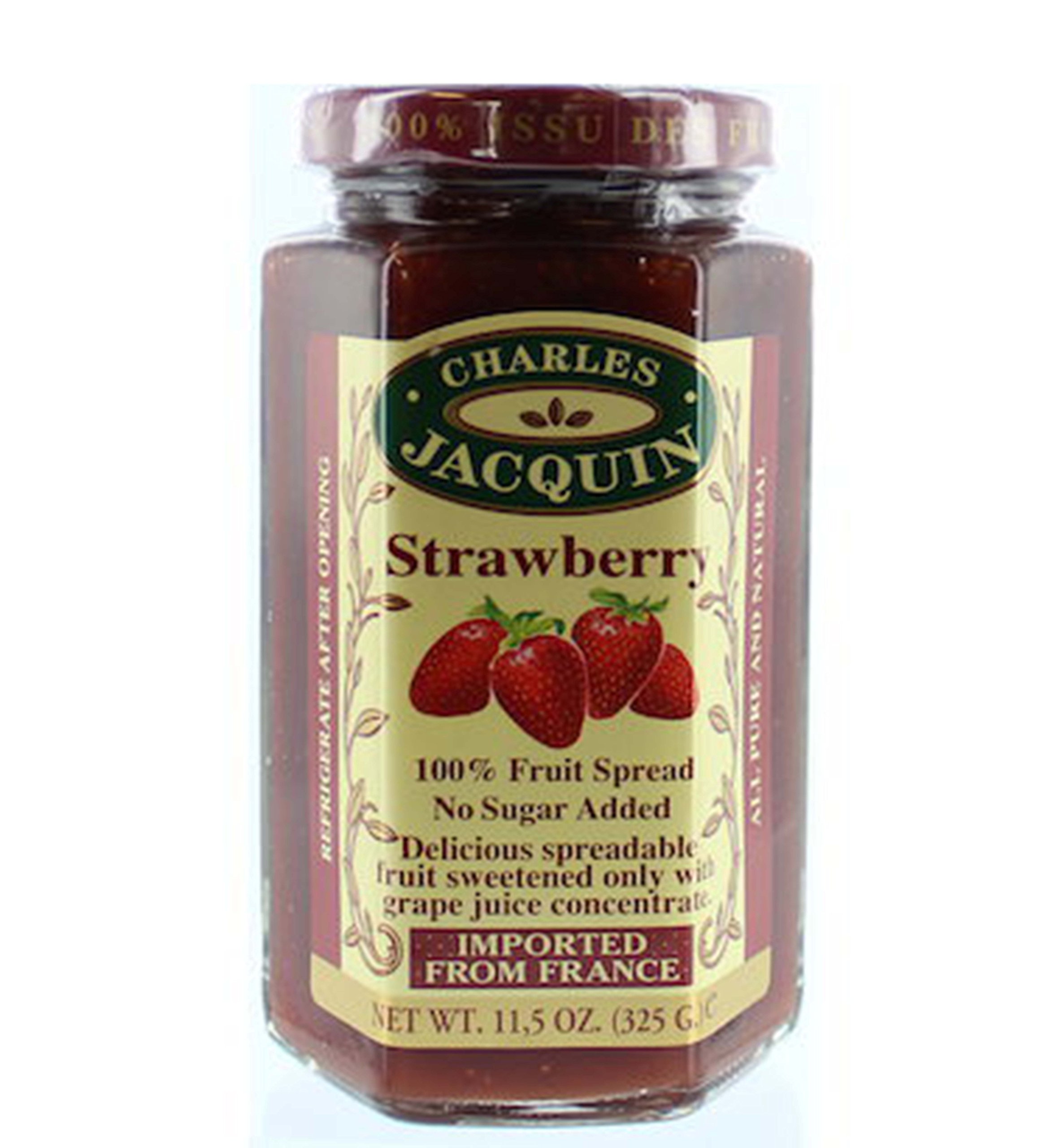 Amazon.com : Charles Jacquin French All Natural Fruit Spread 11.5 Ounce ...