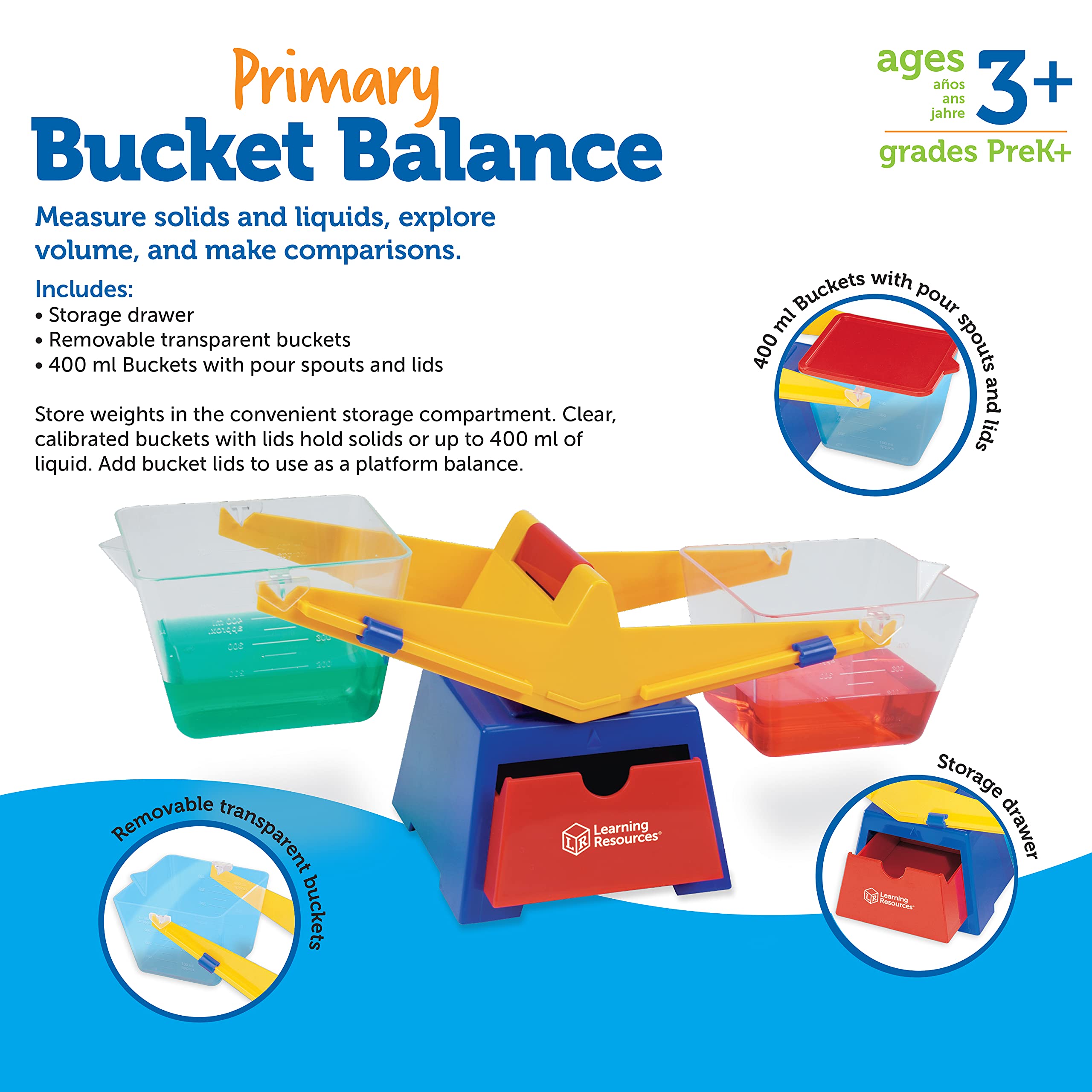 Mua Learning Resources Primary Bucket Balance Teaching Scale - 1 Piece ...