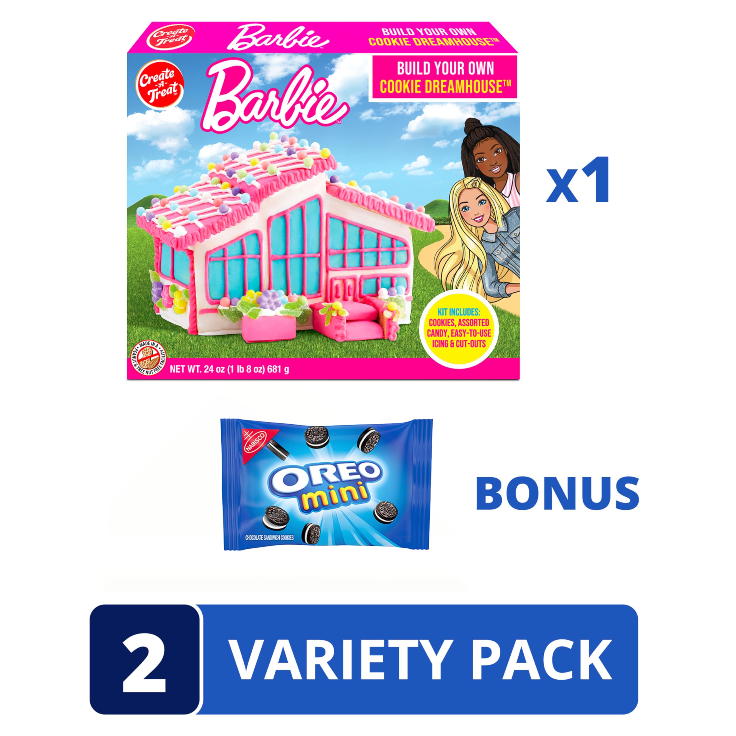 Mua Create-A-Treat Barbie™ Dreamhouse™ Cookie Decorating Kit, 24 oz + Bonus OREO Mini Cookie ...