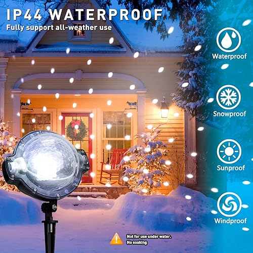 Spinning Projection Christmas Lights