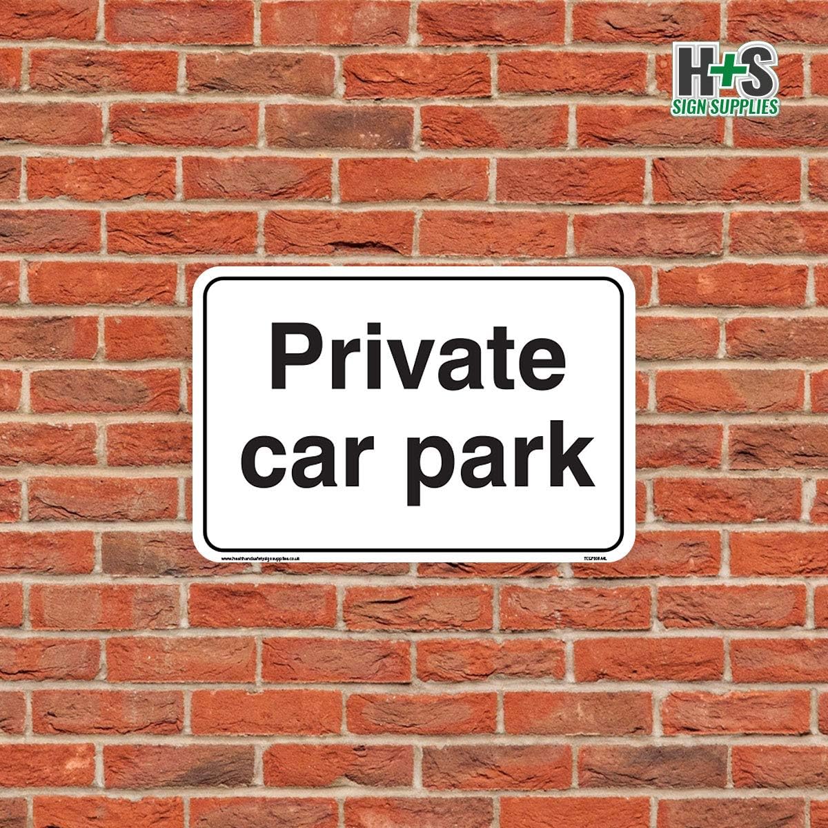 Private Car Park Sign – Car Park Signs [1.5mm Rigid Plastic, 400mm x ...