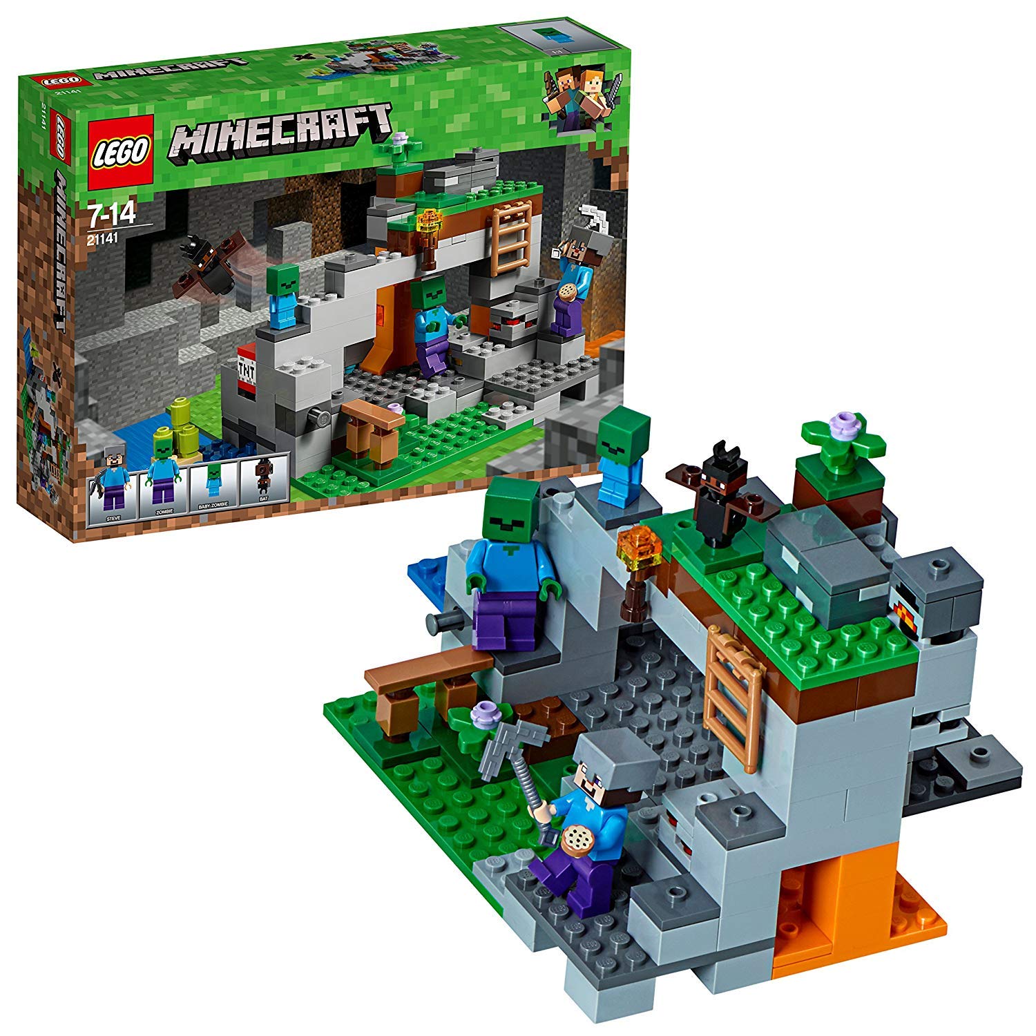 Mua Lego Minecraft Zombie Cave 21141 trên Amazon Nhật chính hãng 2024 ...