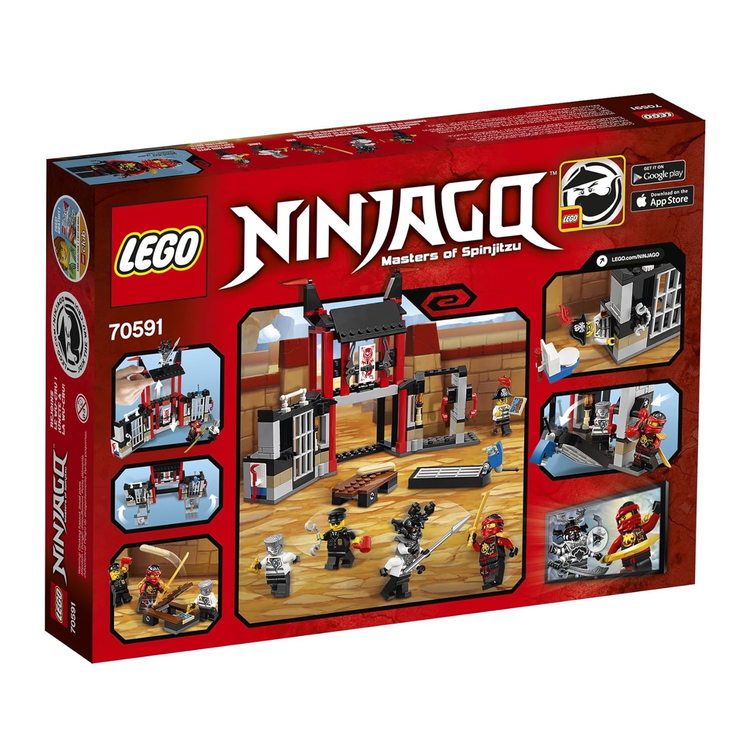 צעצועים ומשחקים - LEGO Ninjago 70591 Kryptarium Prison Breakout ...