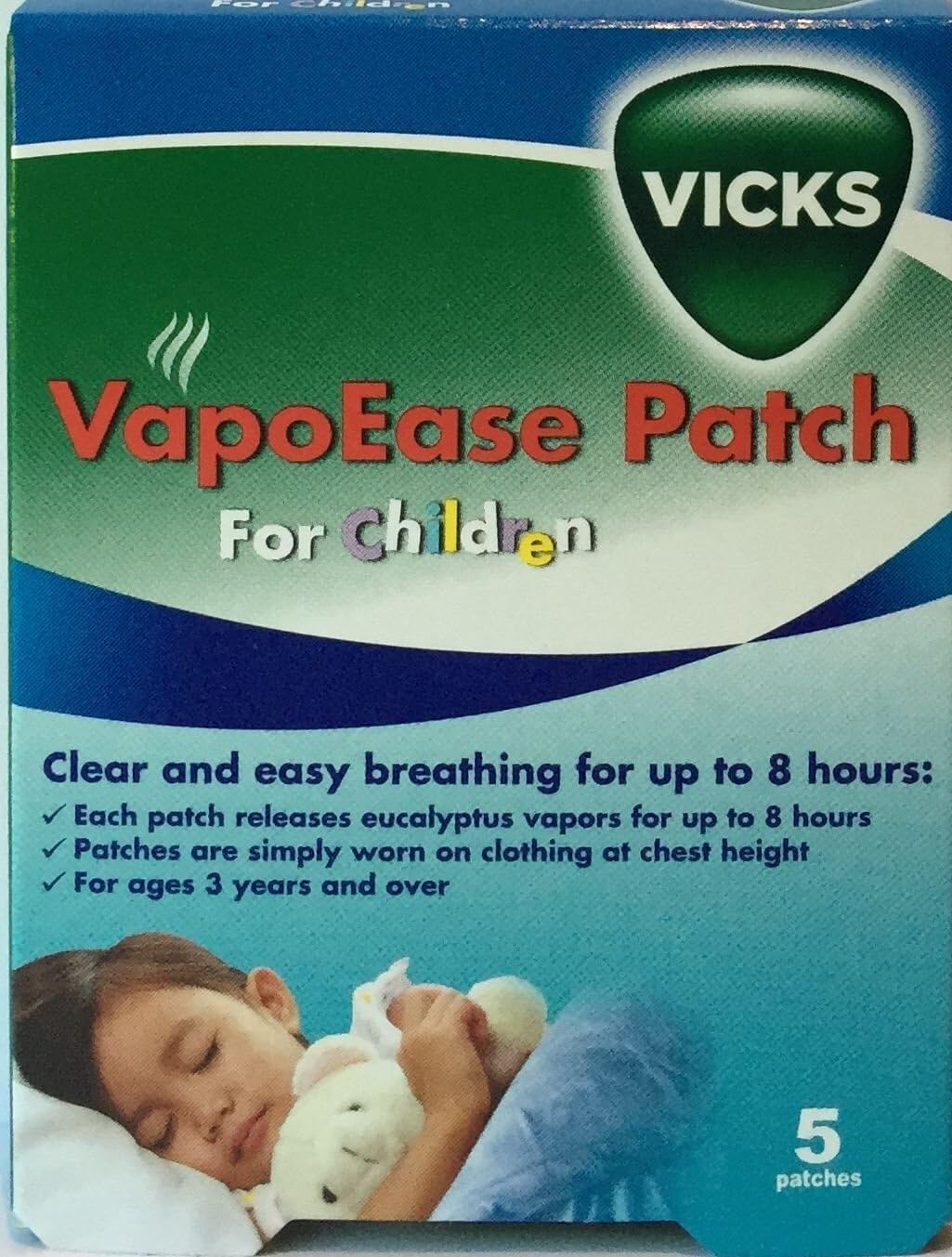 Vicks Vapo Ease Patch For Children 5 Patches: Amazon.co.uk: Health ...