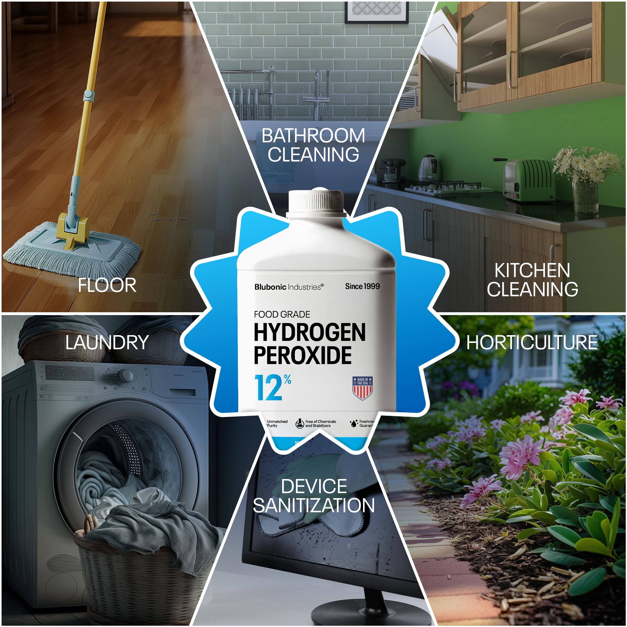 Mua Blubonic - Hydrogen Peroxide 12 Percent - 32 fl oz, Food Grade ...