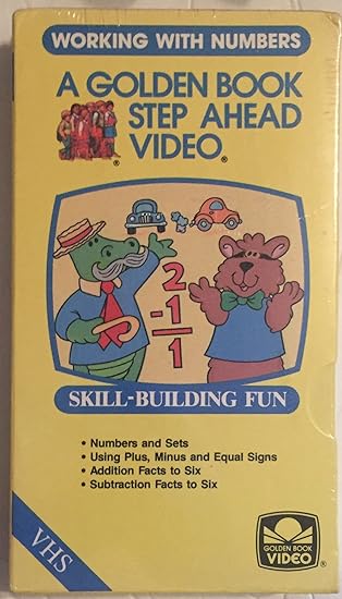 Amazon.com: Working With Numbers:Musical Math Fun [VHS]: Golden Step ...
