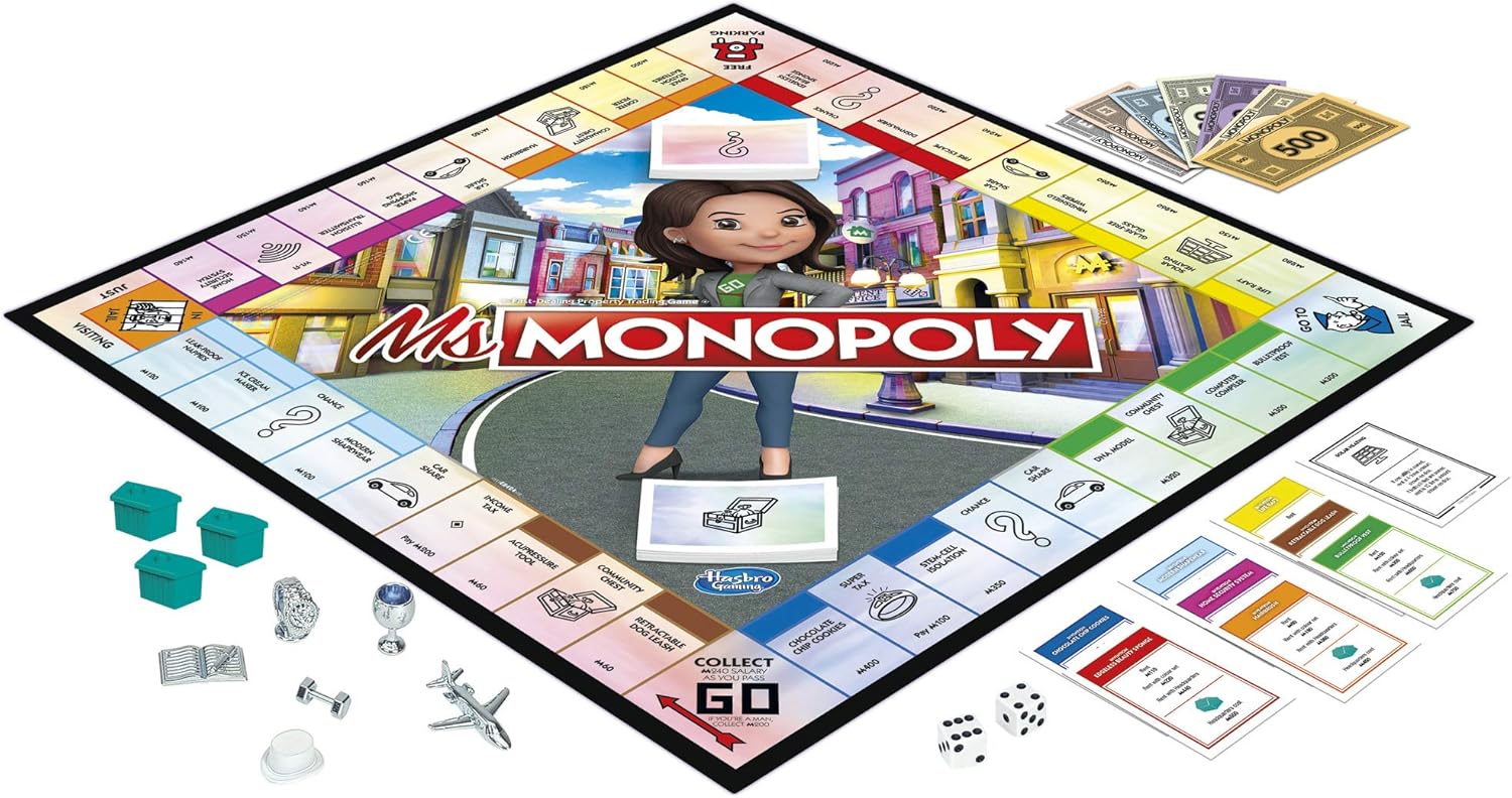 MS. Monopoly Board Game; First Game Where Women Make More Than Men ...