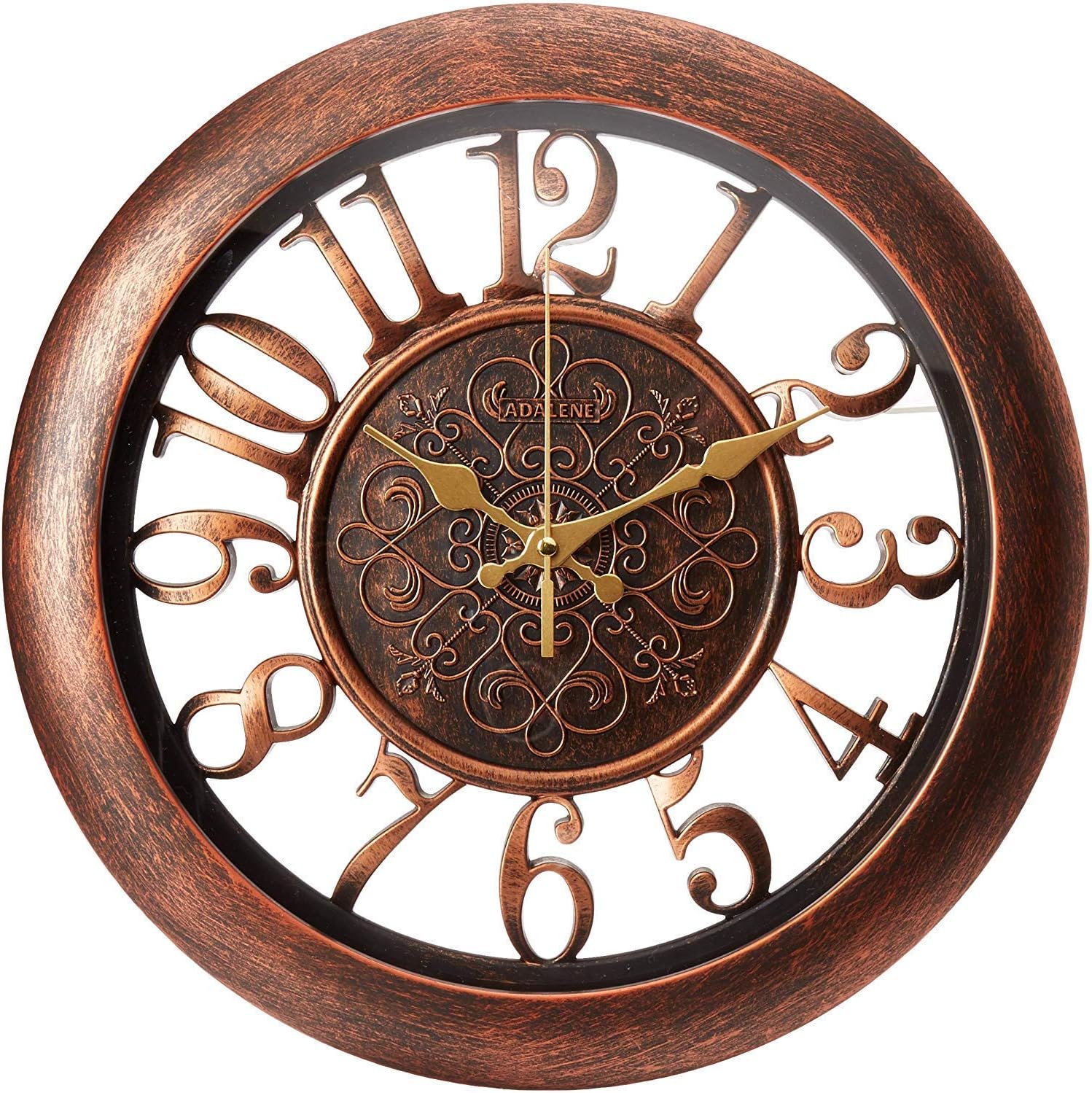 Amazon Adalene Wall Clocks Battery Operated Non Ticking