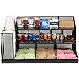Amazon.com | Mind Reader 14 Compartment Condiment organizer, Black ...