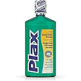 Amazon.com : Plax Advanced PreBrushing Dental Rinse, Soft Mint, 24 ...