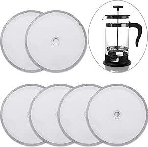 Amazon.com: 6 Pieces French Press Replacement Filters Mesh Filters ...