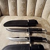 Amazon.com : Buck Knives 119 Special Fixed Blade Knife with Leather ...