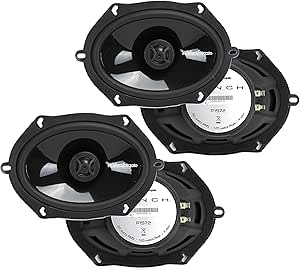 2 Pairs of Rockford Fosgate P1572 5x7" Punch Series 2-Way Coaxial Car ...