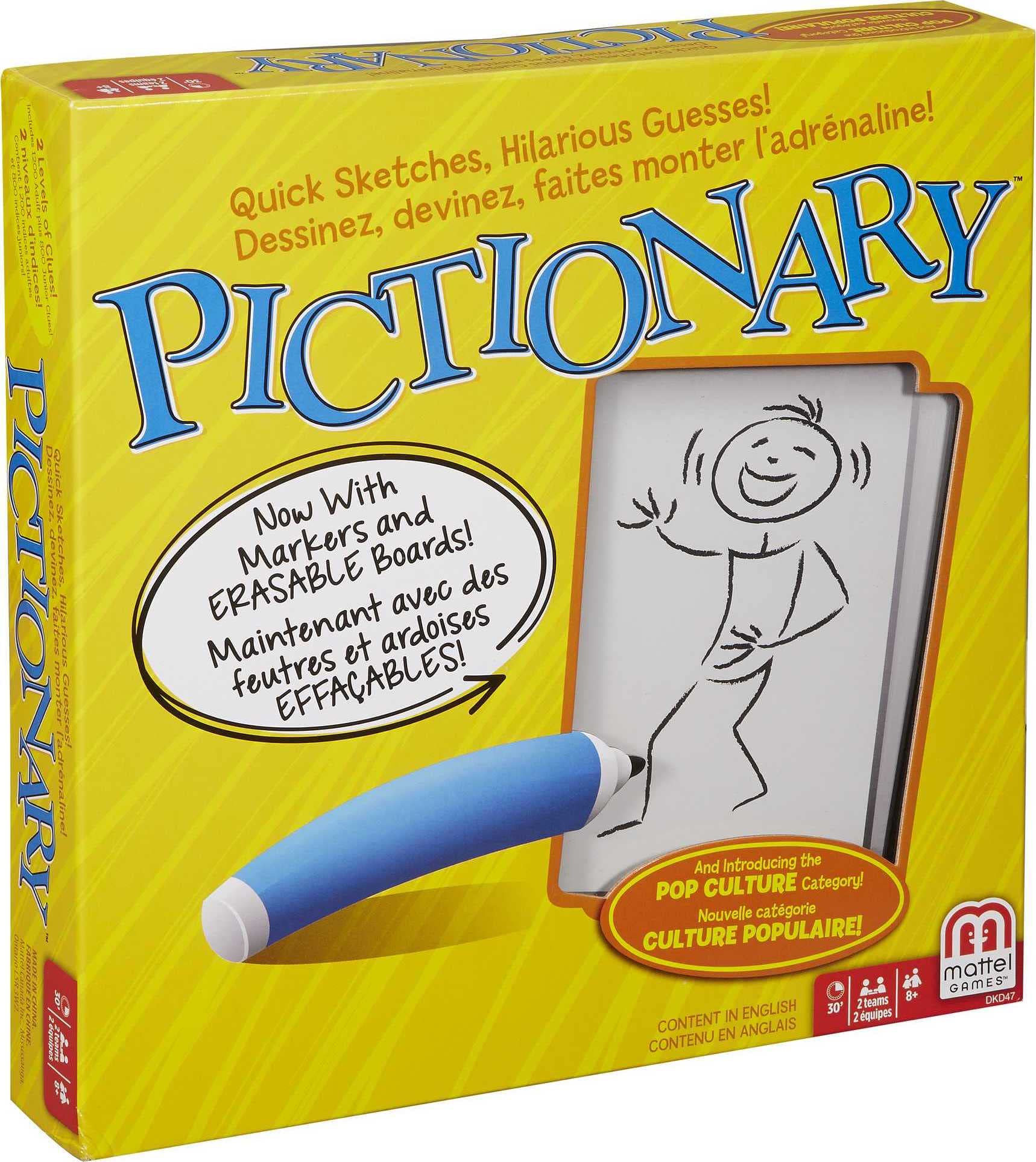 Mua Mattel Games Pictionary Board Game, Drawing Game for Kids, Adults ...
