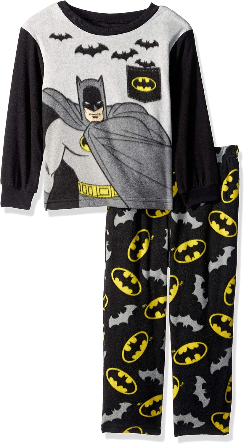 Amazon.com: DC Comics Boys' Batman 2-Piece Pajama Set: Clothing