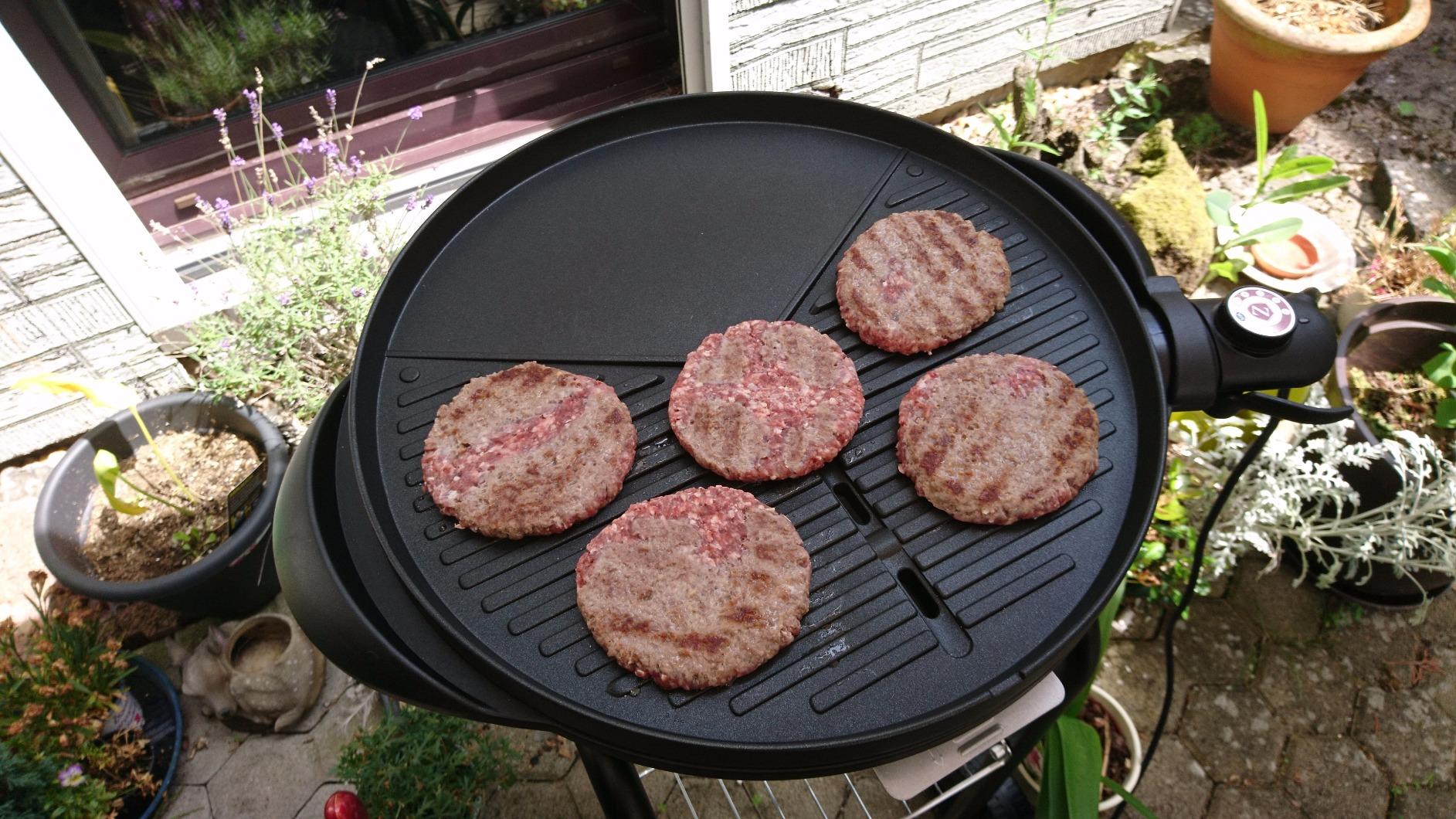 BBQ Elektro-Grill 1850 Watt mit 40cm Grillplatte und 3 Meter Kabel ...