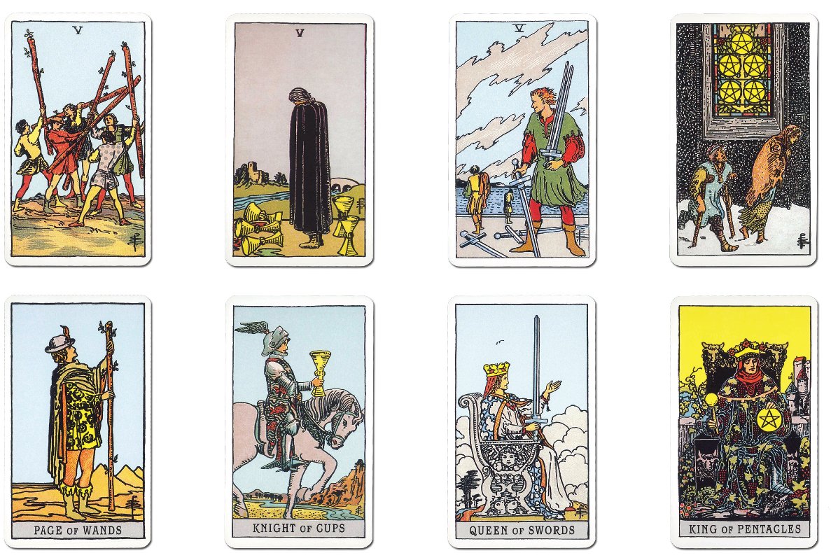 Mua Tarot Cards, Divination Telling, 78 Cards, Rider Standard, Arthur ...