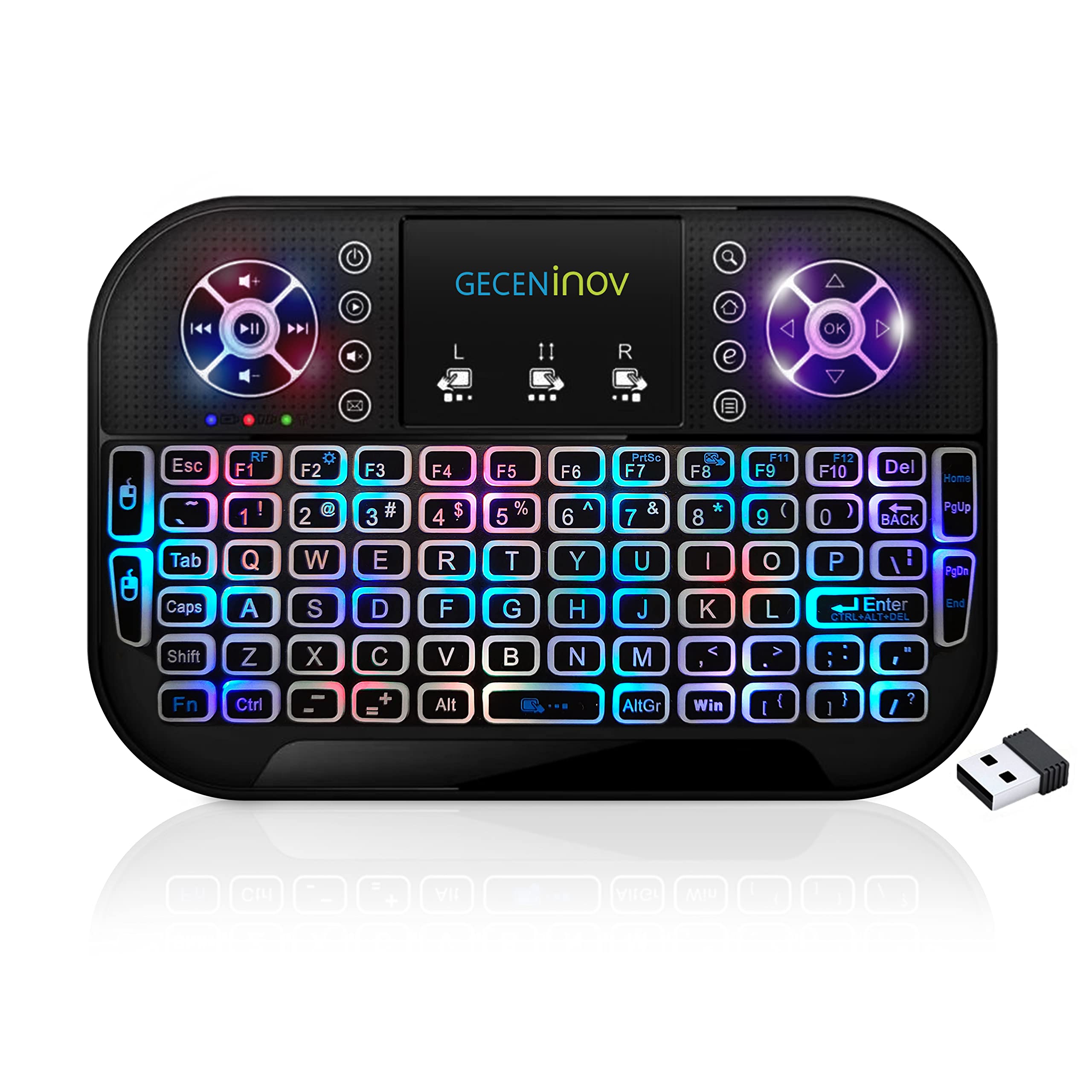Mua Mini Keyboard, Wireless 2.4 GHz Keyboard, USB Charging Keyboard ...