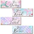 Amazon.com: Wooden Mermaid Decor Plaque - Mermaid Wall Art for Girls ...
