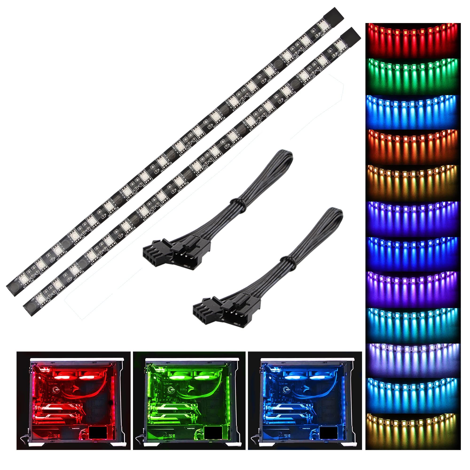Mua PC RGB LED Strip, Computer LED Strip Lights for PC Case, SMD5050 ...