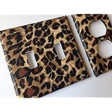 Amazon.com: Art Plates - Leopard Print Switch Plate - Single Toggle ...