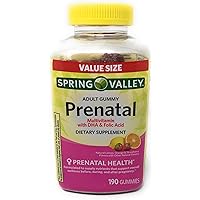 Amazon.com: Spring Valley Adult Prenatal Health Multivitamin DHA ...