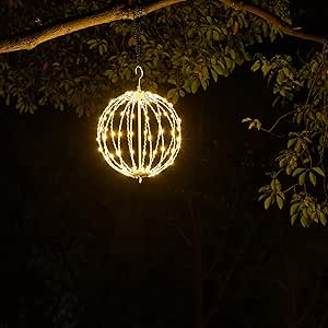 Lightshare 10IN 48LED Light Ball Yard Decoration Pathway Lights Sphere ...