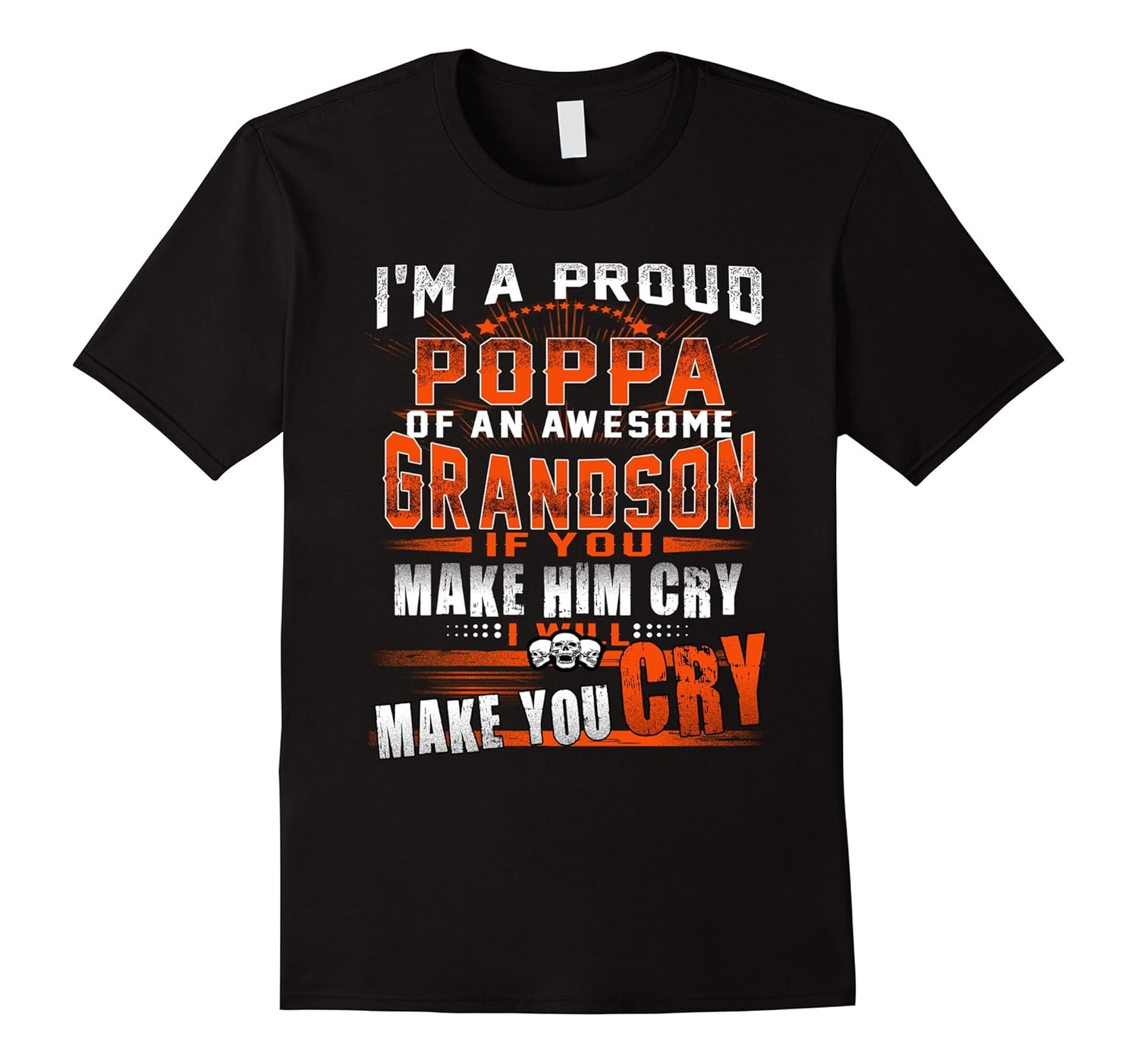 Papa Shirt I’m proud POPPA of An awesome Grandson Tee-Art – Artvinatee
