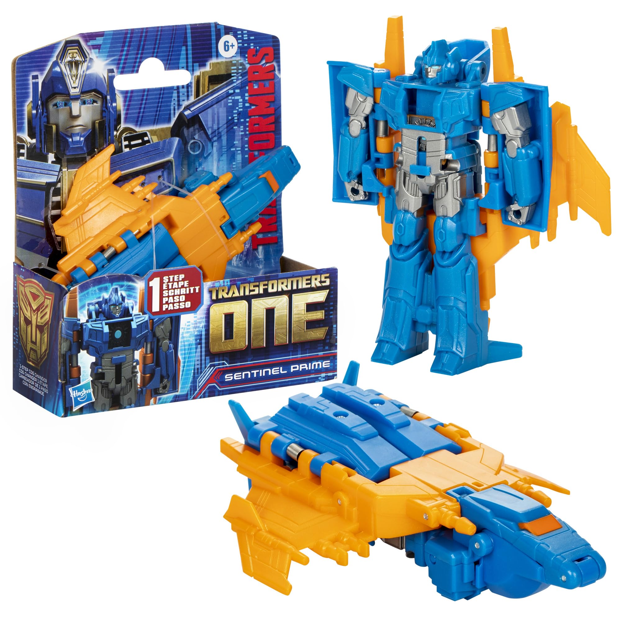 Transformers: One Cog Changer Sentinal Prime 4-Inch Robot Action Figure ...