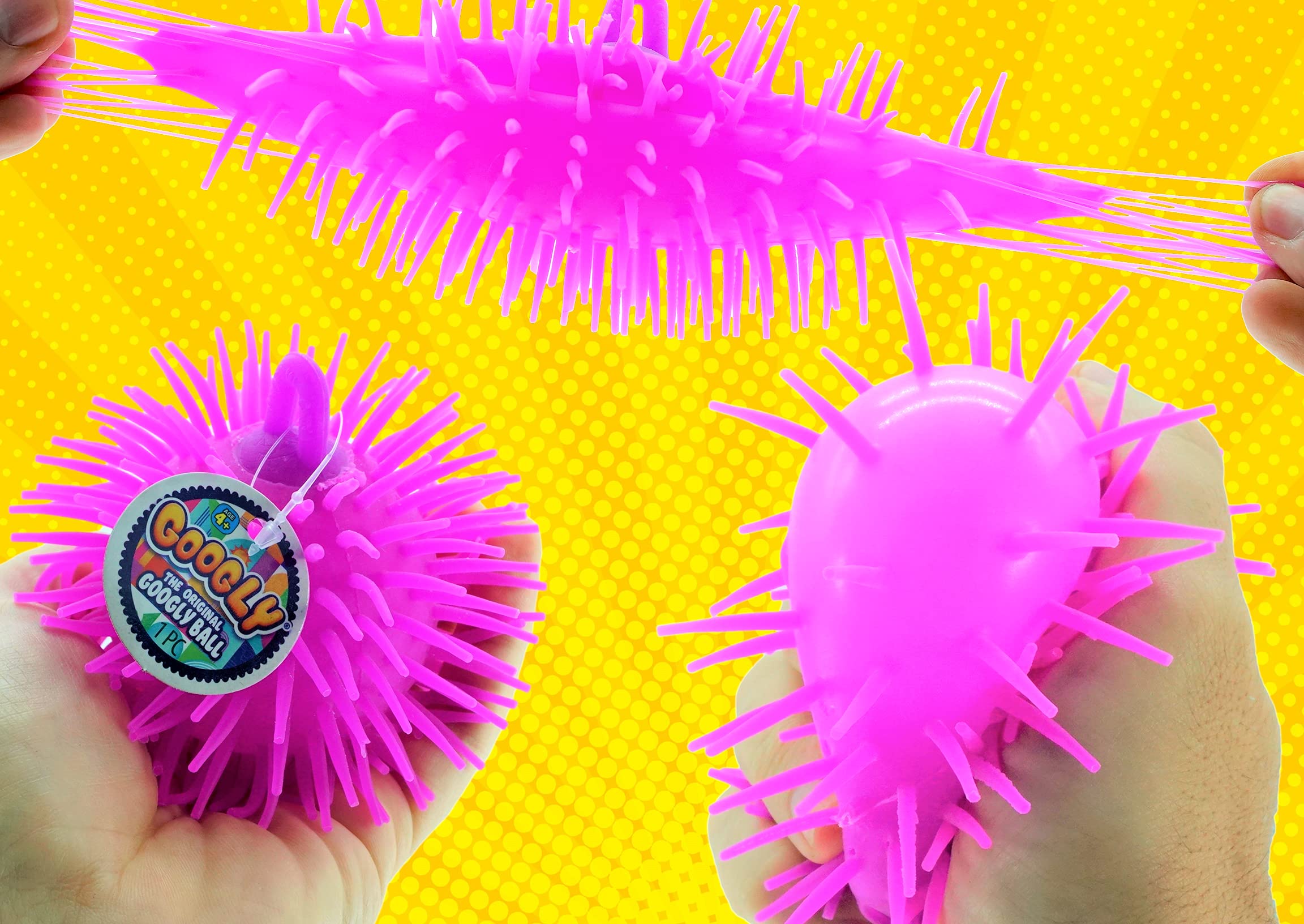 Mua JA-RU Googly Puffer Ball Rubber Stretchy Spike Ball (2 Units ...