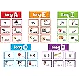 Amazon.com: Teacher Created Resources Long Vowels Pocket Chart Cards ...