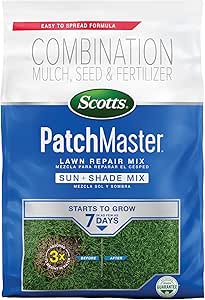 Amazon.com: Scotts PatchMaster Lawn Repair Mix Sun and Shade Mix, 4.75 ...