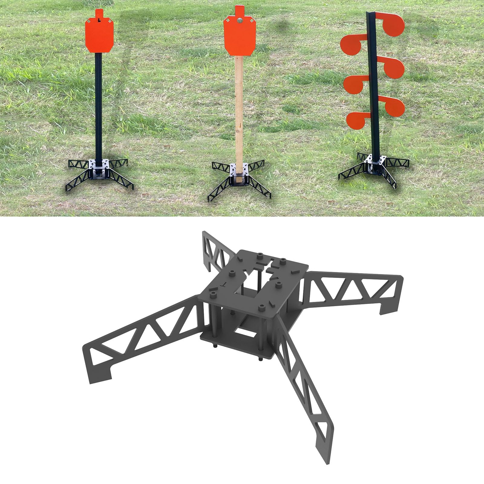 BLANCOHABIL 2x4 Target Stand Base,Steel Targets for Shooting ar500 ...