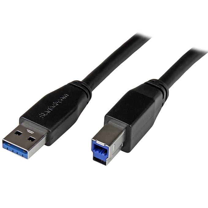StarTech.com 10m 30 ft Active USB 3.0 USB-A to USB-B Cable - M/M - USB ...