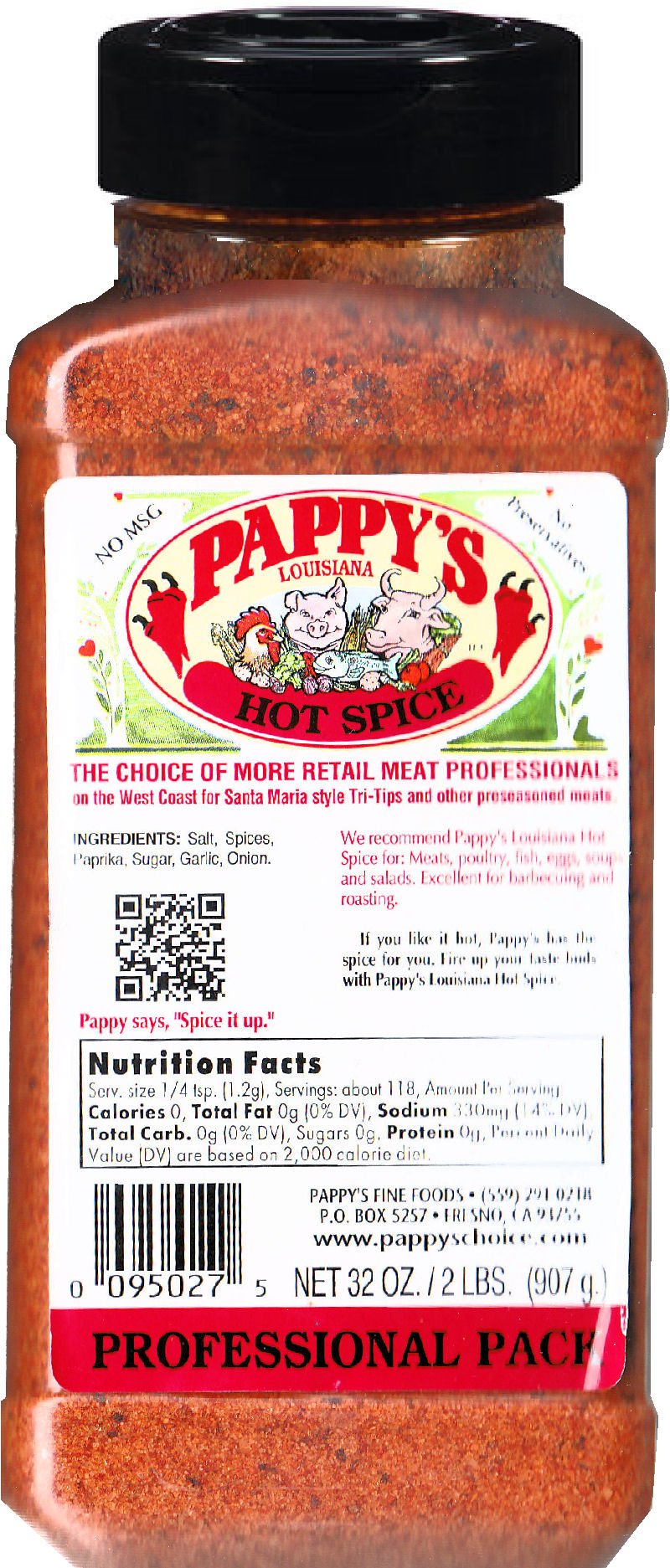 Amazon.com : Pappy's Choice Seasoning (32 Oz Professional Pack ...