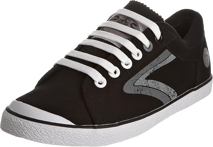 Dunlop Men's 1987 Cuff Tennis Shoe Black/Grey 510-001006 7 UK: Amazon ...