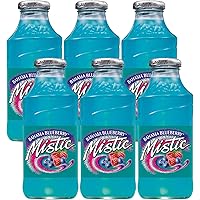 Amazon.com : Mistic Grape Strawberry Drink, 16oz Glass Bottle (Pack of ...