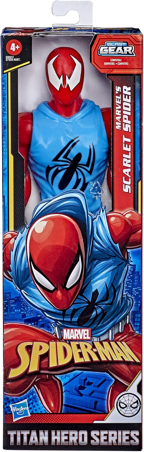 Marvel Spider-Man, Titan Hero Series Blast Gear Marvel’s Scarlet Spider ...