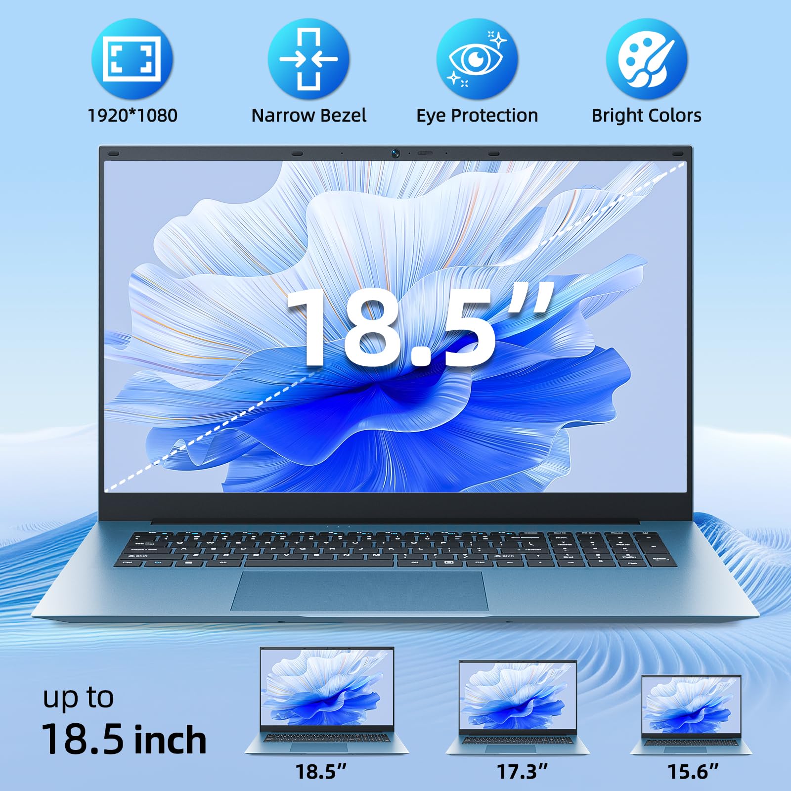 Mua Windows 11 Laptop, 18.5 Inch Laptops for Student with 4GB RAM 128GB ...