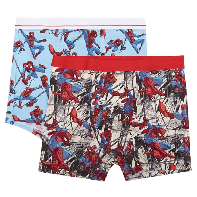 Buy Marvel Mens Comics Boxer Briefs - Spiderman Mens Underwear - 2 Pack ...