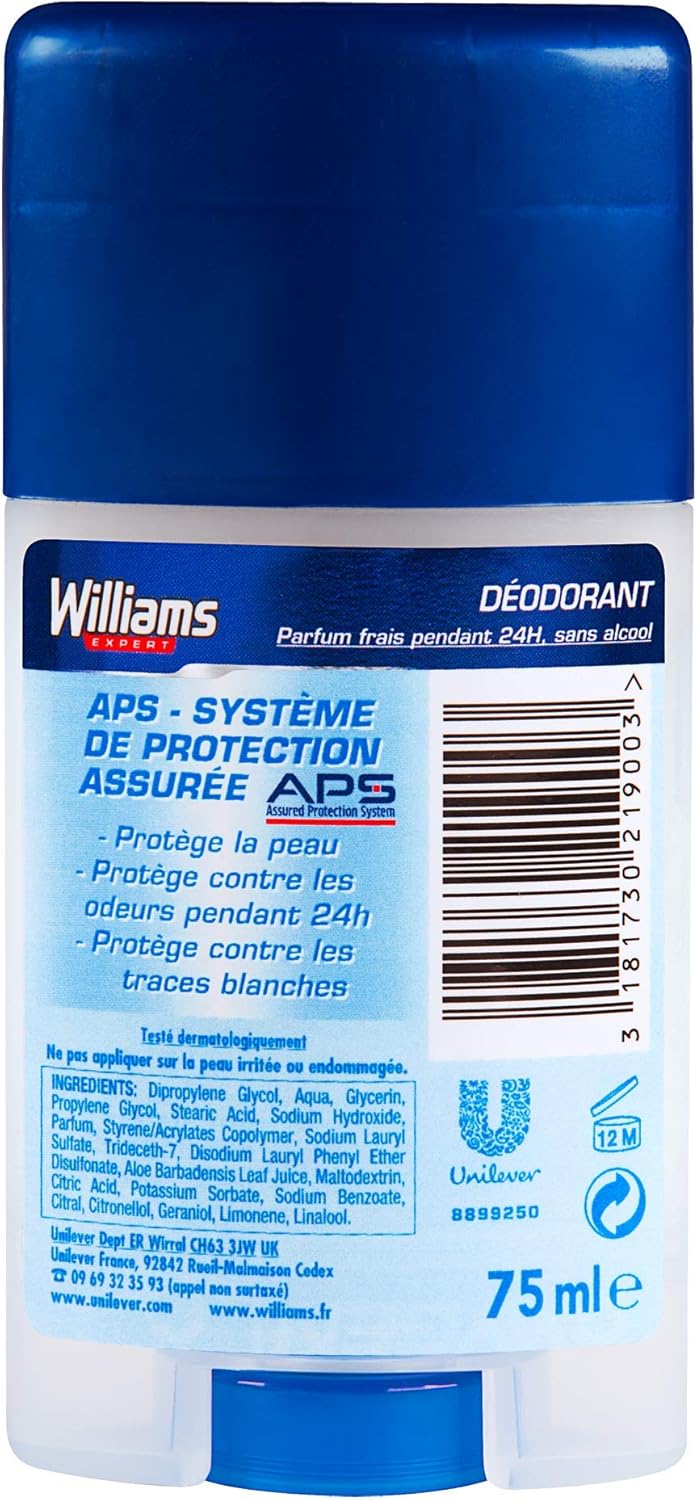 Williams déodorant: Amazon.fr: Beauté et Parfum