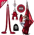 Amazon.com : Professional 11 Yards Aerial Silks Equipment for All ...
