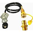 Amazon.com : MCAMPAS 5FT Two Stage Propane Regulator with Hose, 3/4" Quick Disconnect Connector ...