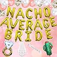 Amazon.com: Nacho Average Bride Decorations Mexican Bachelorette Party ...