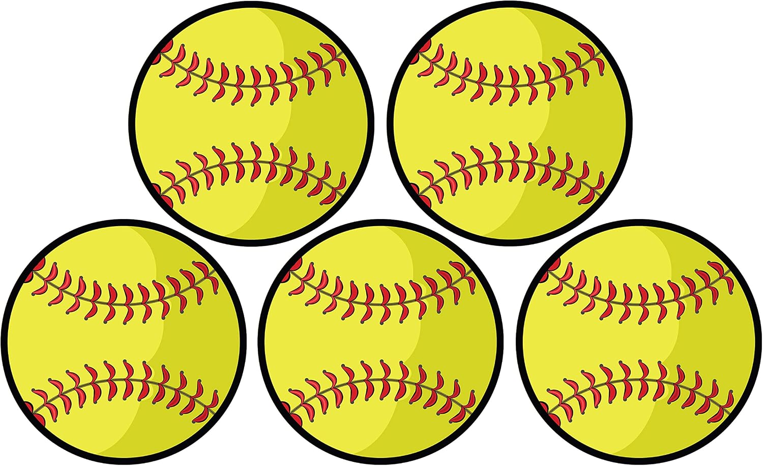 Amazon.com: Car Magnet Sports Athlete Softball Magnetic Decal for ...